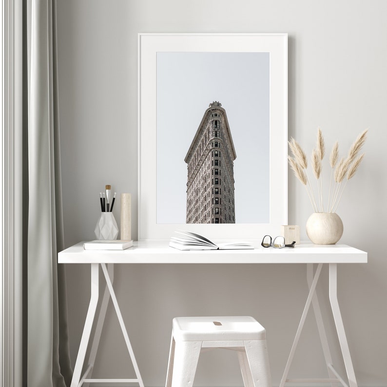 Flatiron Building Print, New York City Wall Art, Digital Prints, Poster ...