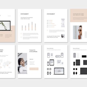 MAON Vertical Powerpoint Template in A4 & US Letter Format - Etsy