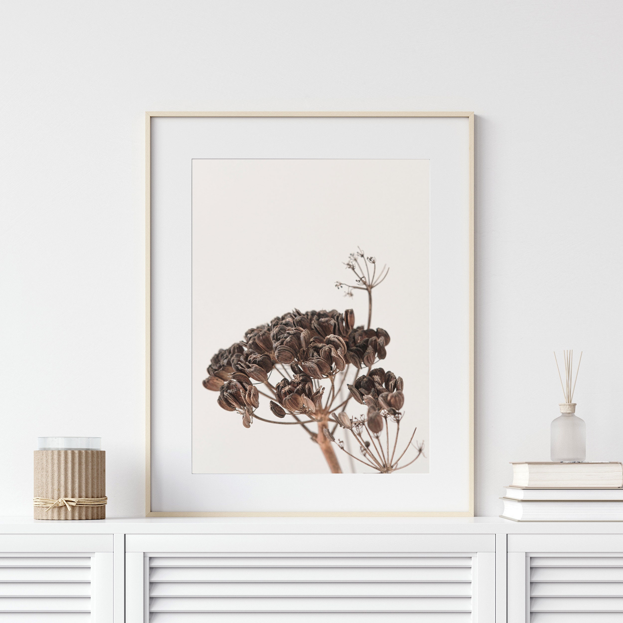 Dried Flowers Art Botanical Print Print Wall Art Digital - Etsy