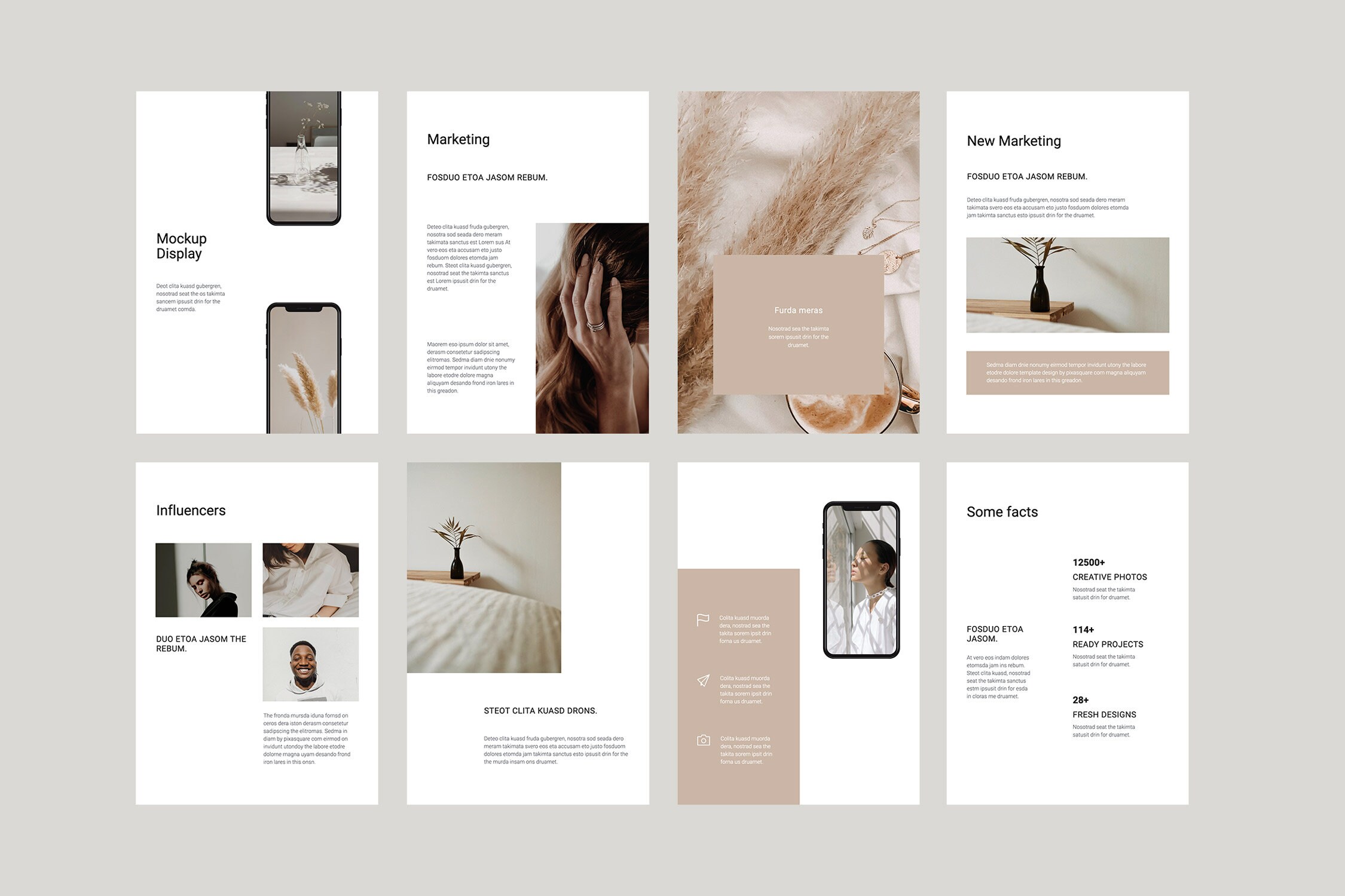 COSA Stylish Vertical A4 Powerpoint Template Presentation - Etsy