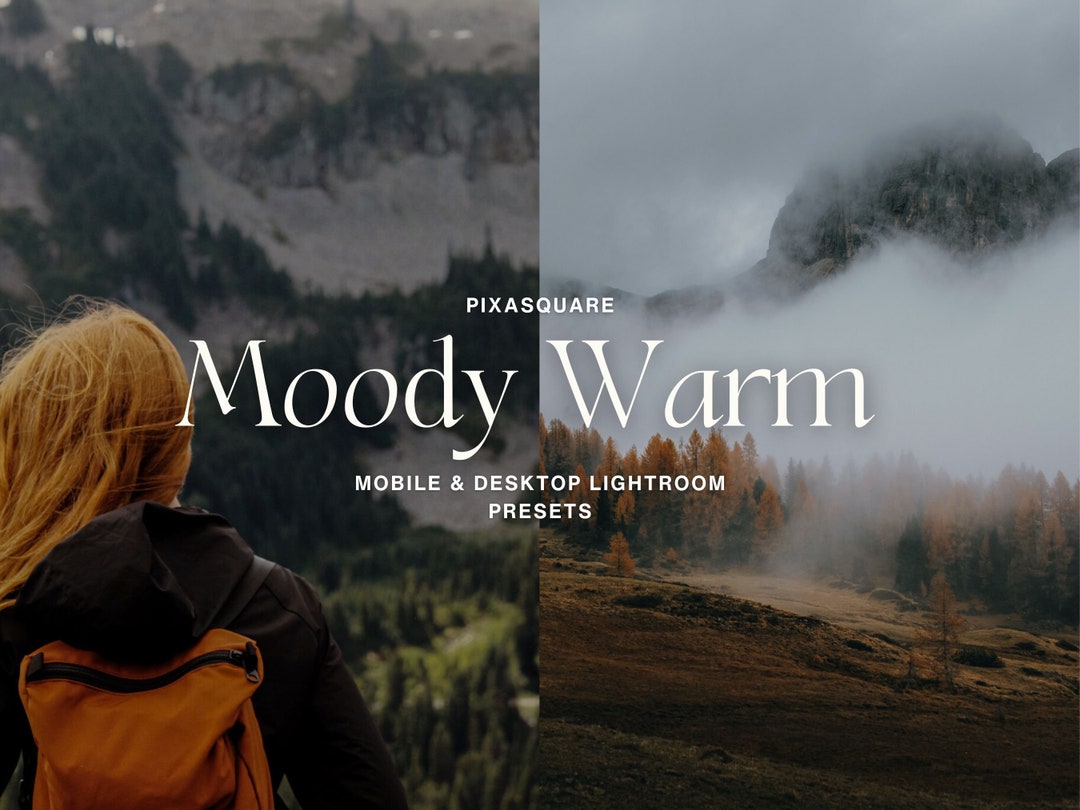 10 Warm Moody Mobile Lightroom Presets, Moody Fall Preset, Blogger ...