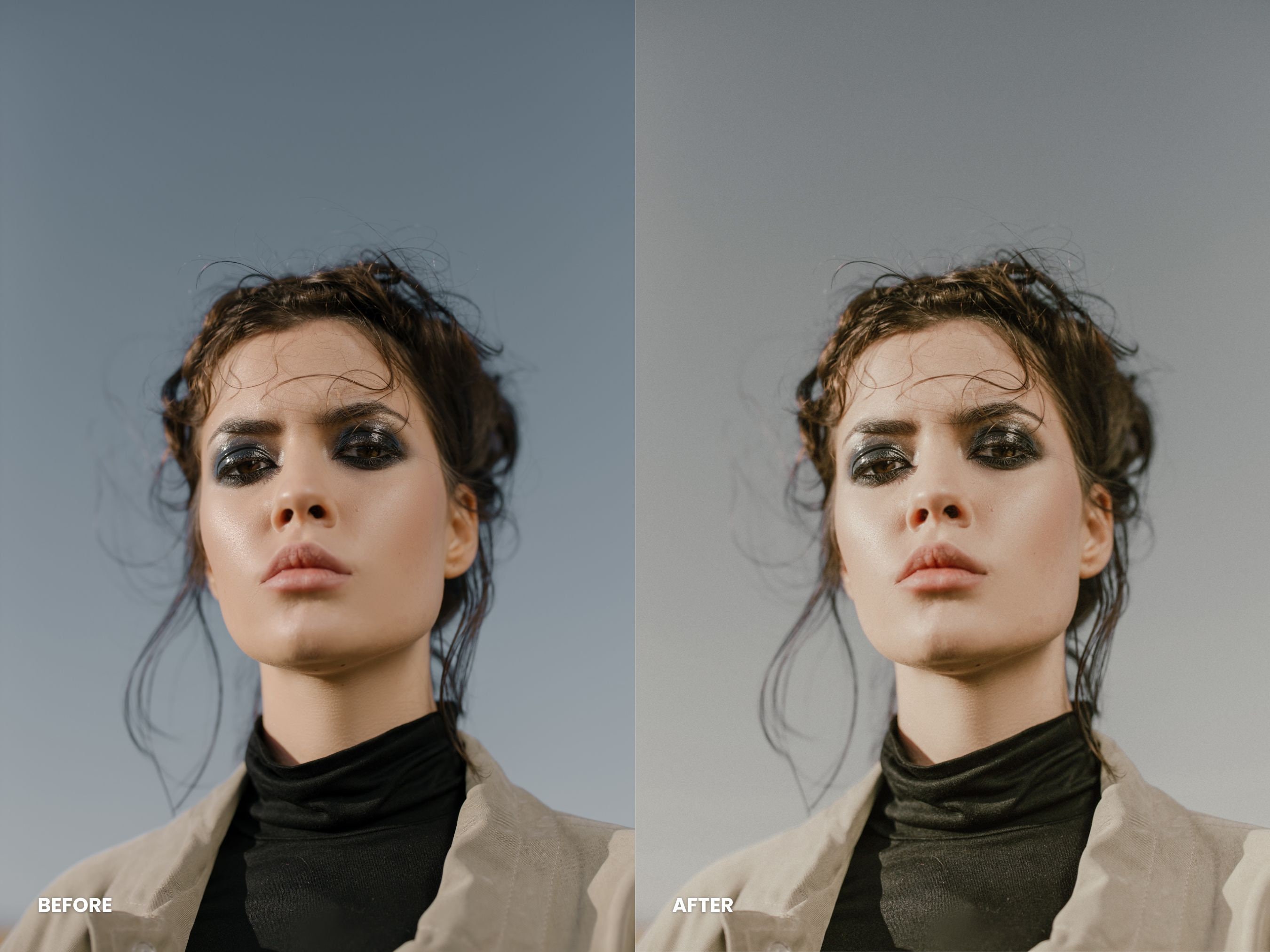 5 Portrait Lightroom Presets, Mobile and Desktop, Perfect Skin, Beauty ...