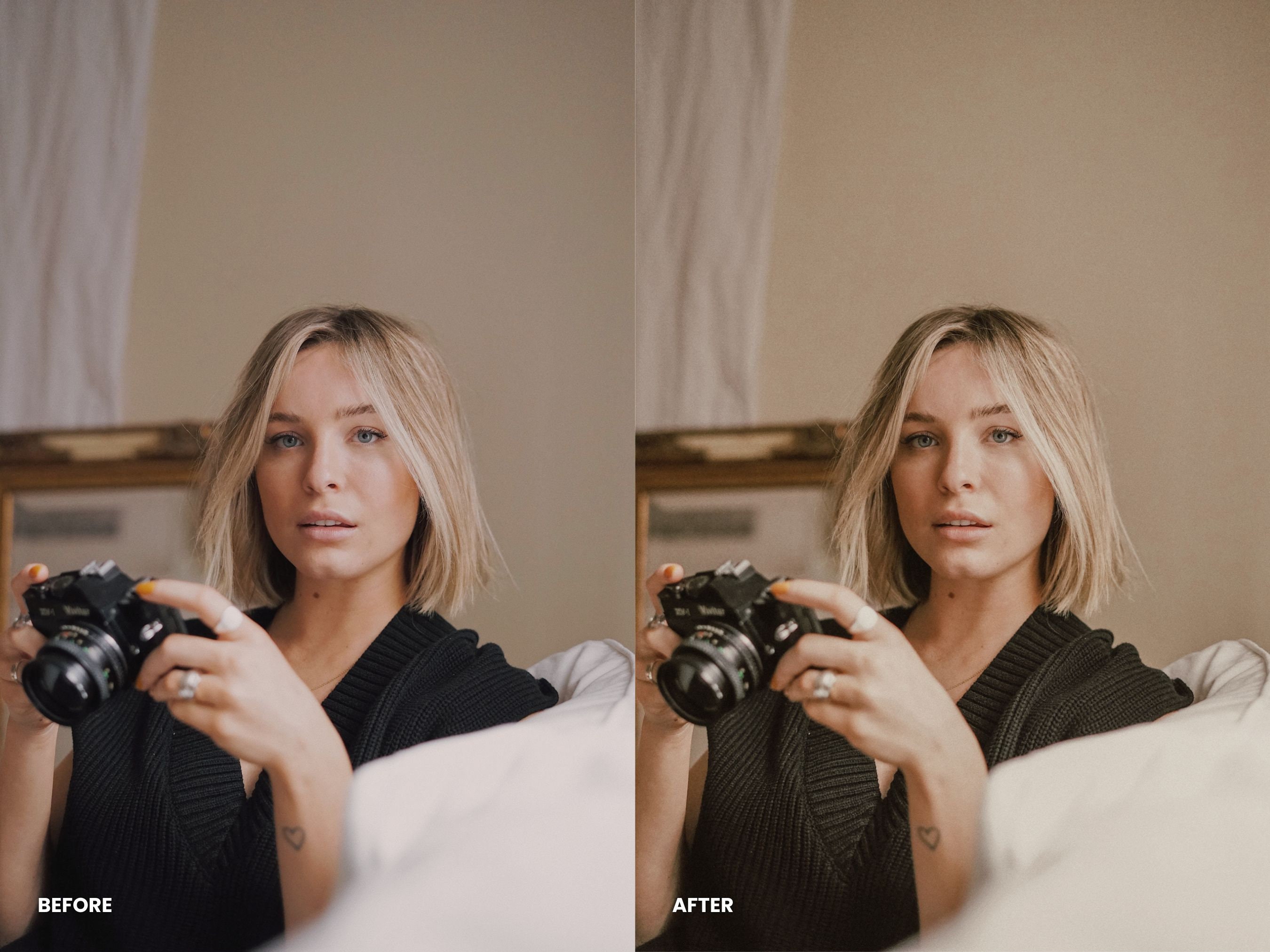 5 Portrait Lightroom Presets, Mobile and Desktop, Perfect Skin, Beauty ...