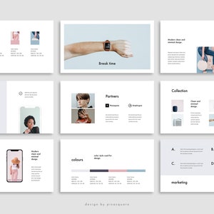 FORM - Stylish & Minimal Powerpoint Presentation Template - Etsy
