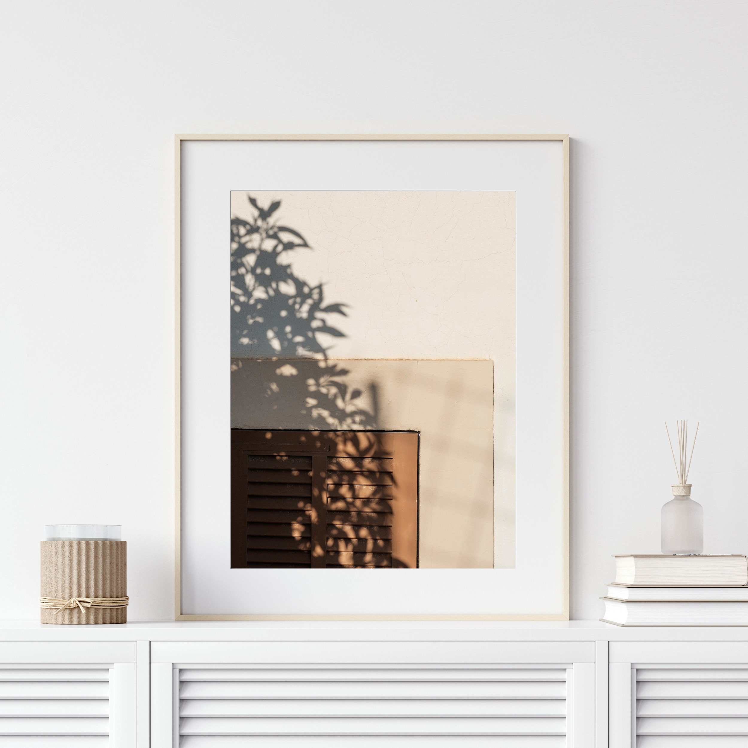 Shadow House Facade Wall Art, Digital Prints, Summer Art Prints, Shadow ...
