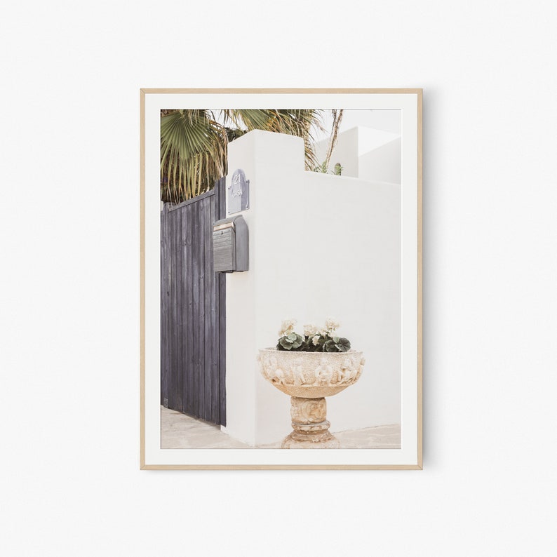 Mediterranean Print Wall Art, Digital Prints, Village, Printable Wall ...