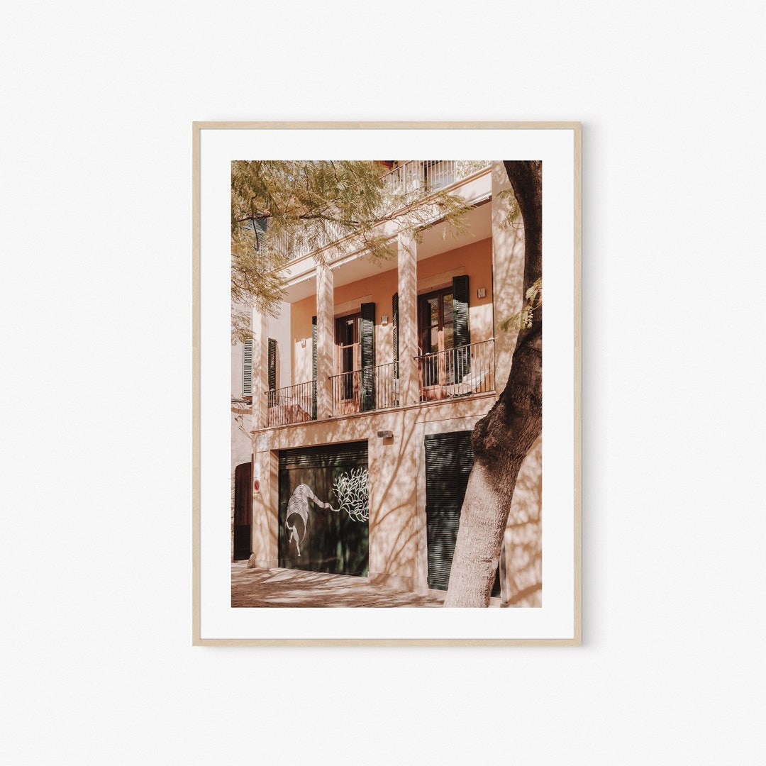 Mediterranean Print Wall Art, Digital Prints, Village Print, Printable ...