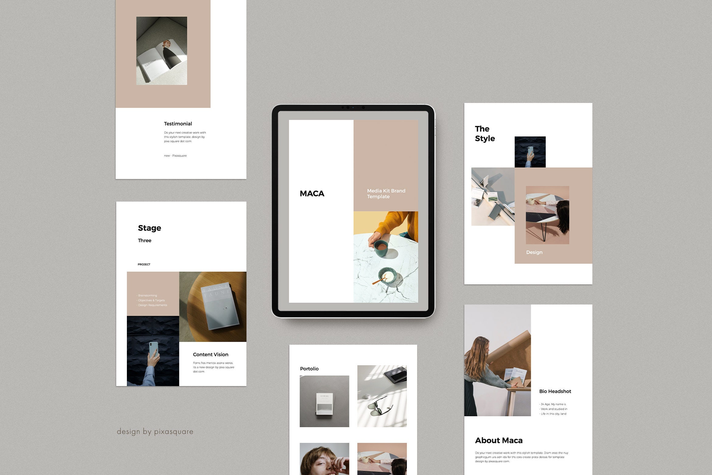 MACA A4 Vertical Media/press Kit Powerpoint Template - Etsy