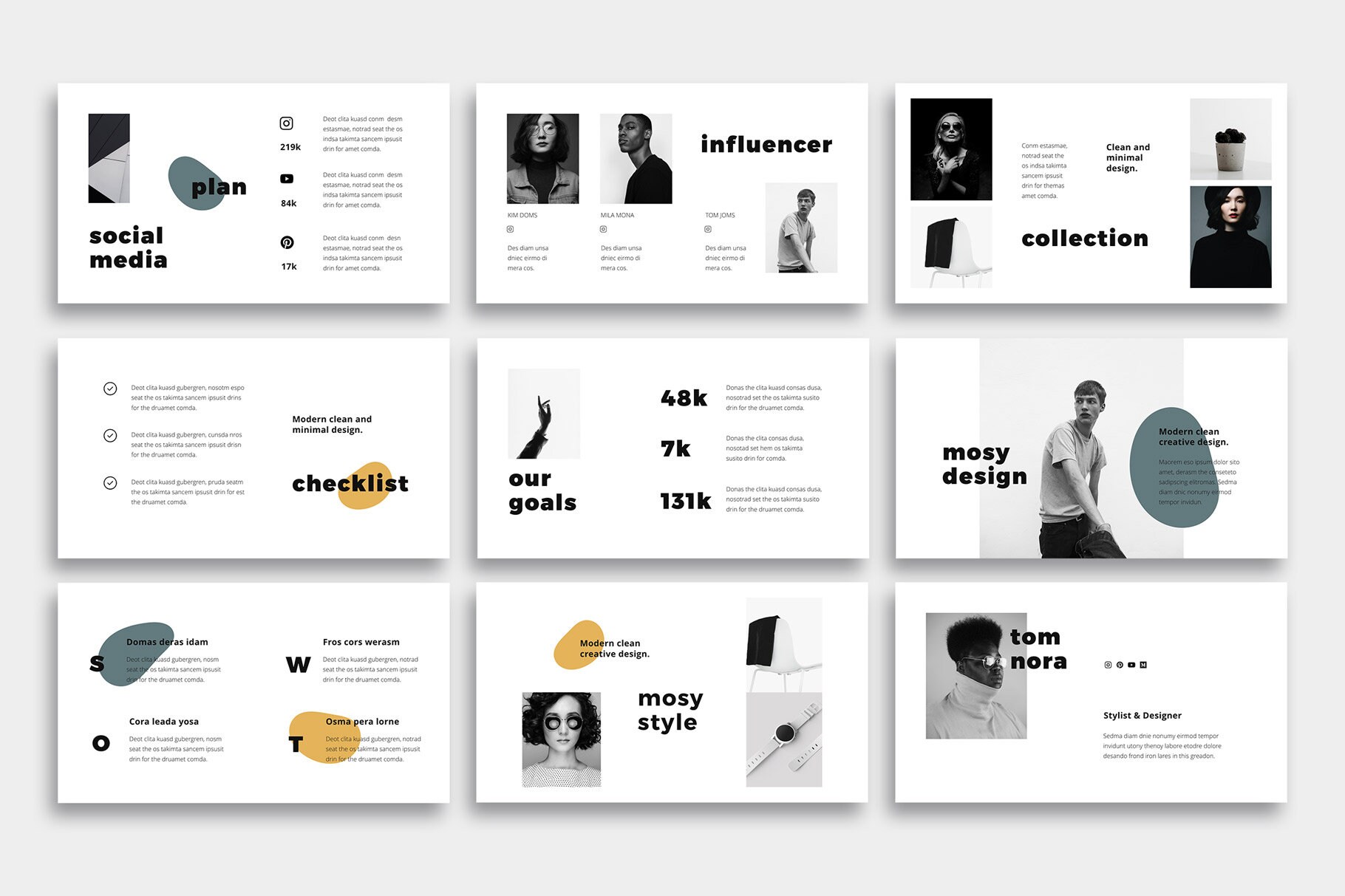 MOSY Modern Google Slides Template - Etsy MOSY Modern Google Slides Template - Etsy
