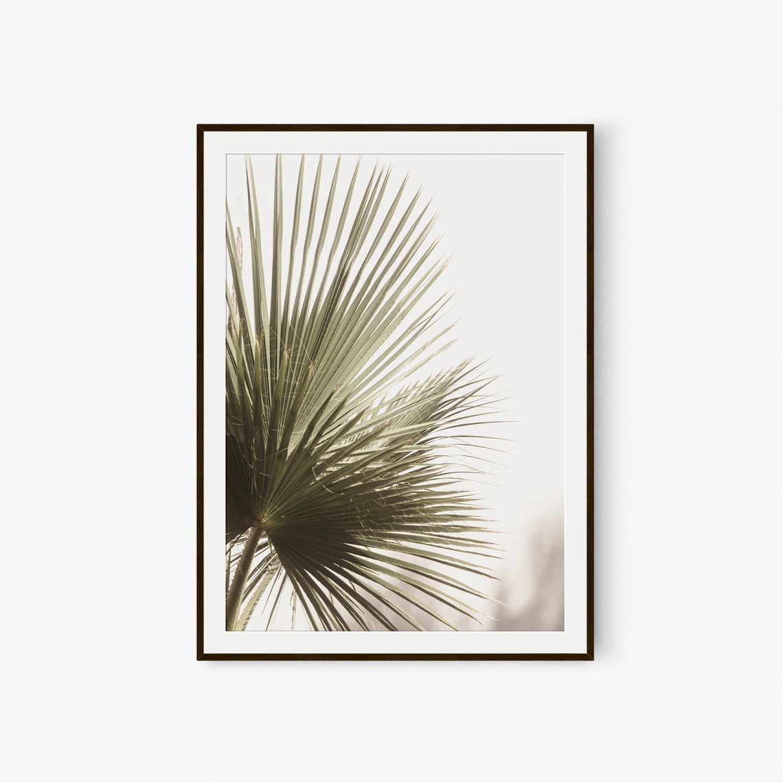 Palm Leaf Wall Art Digital Prints Tropical Art Prints | Etsy