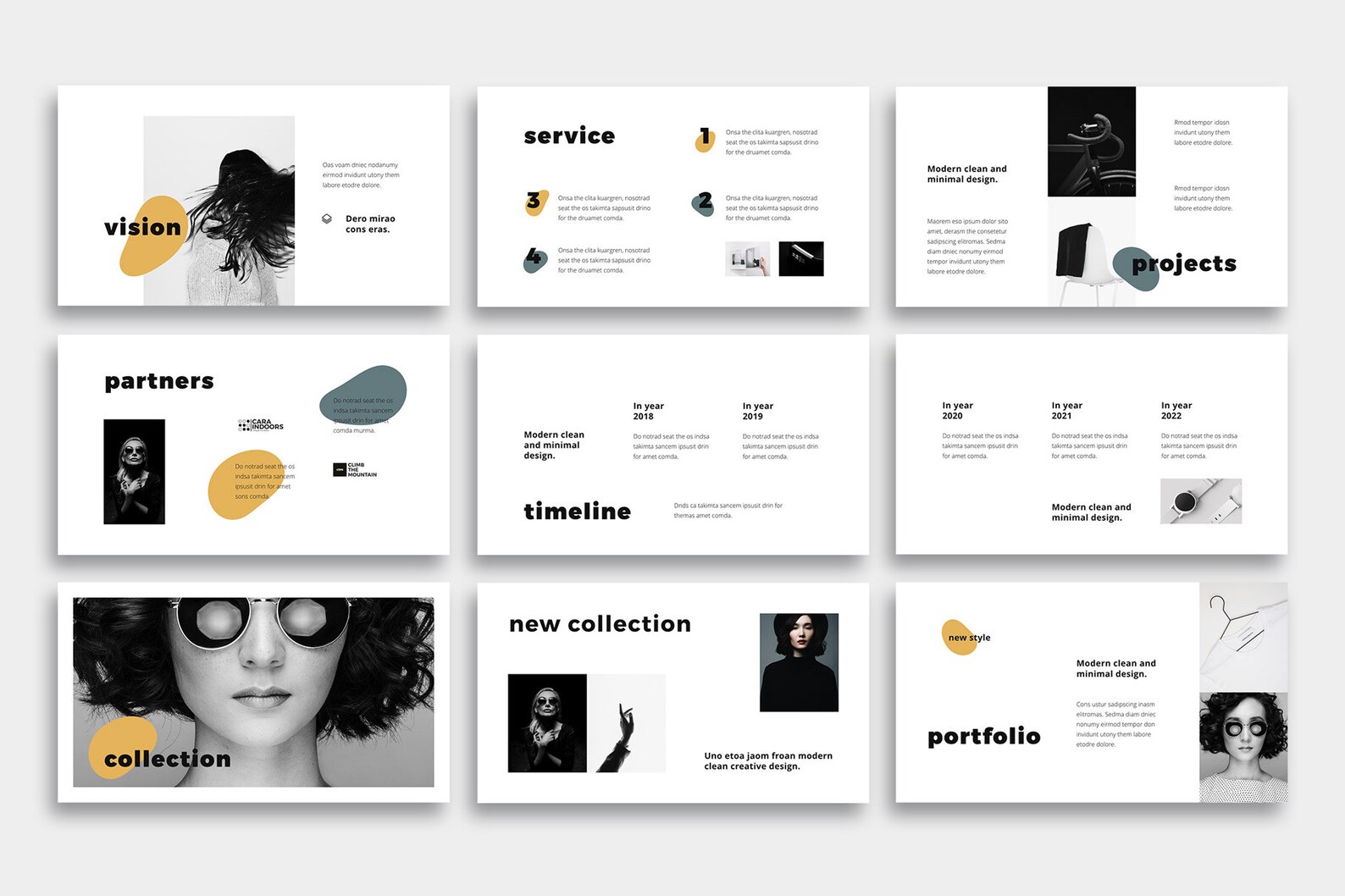 MOSY Modern Google Slides Template - Etsy MOSY Modern Google Slides Template - Etsy