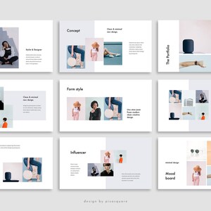 FORM - Stylish & Minimal Powerpoint Presentation Template - Etsy