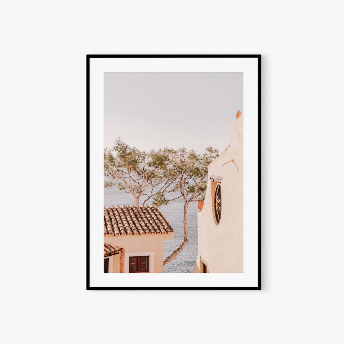Mediterranean Print Wall Art Digital Print French Riviera | Etsy