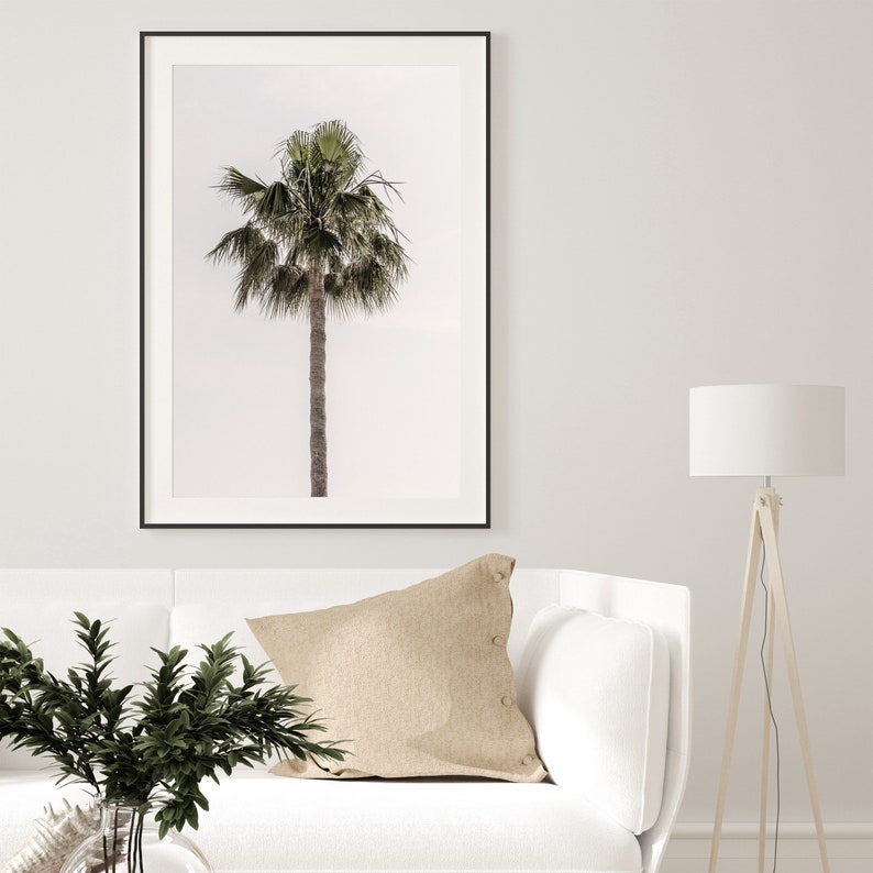 Palm Tree Prints Palm Tree Art Digital Print Tropical Art | Etsy