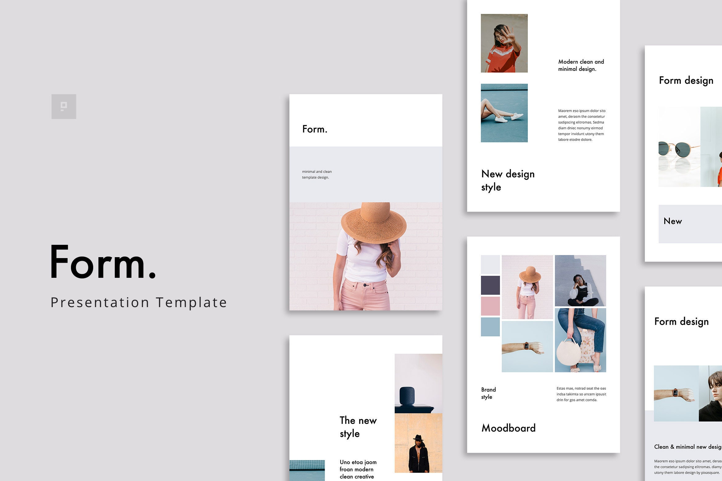 FORM Vertical Google Slides Template Presentation in A4 & US - Etsy