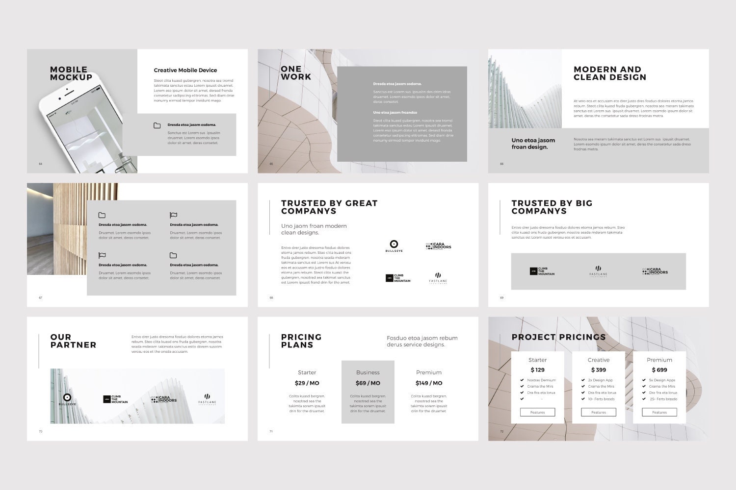 NORS Google Slides Template Bonus 20 Stock Photos | Etsy