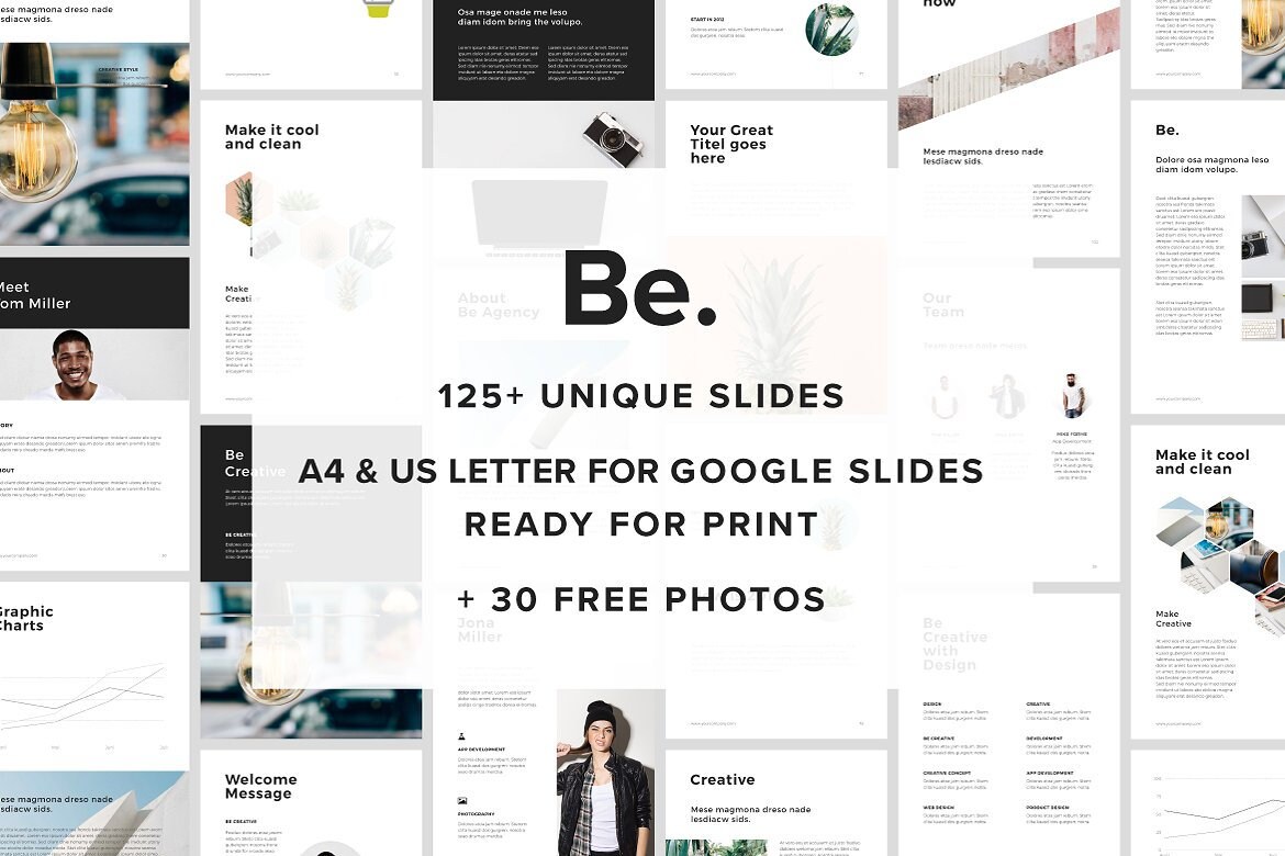 BE Google Slides Vertical US Letter & A4 Presentation - Etsy