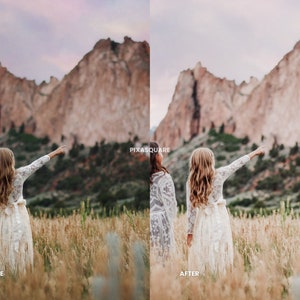 10 Light and Airy Lightroom Presets, Bright Crisp Presets, Natural Light Photo Filter, Mobile ...