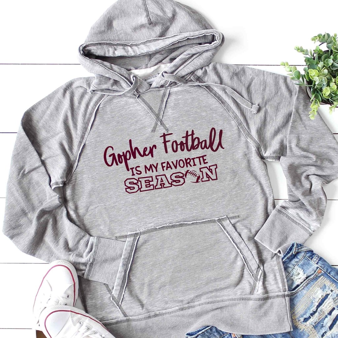 Gophers Hoodie Minnesota Football Burnout Shirt Gopher - Etsy