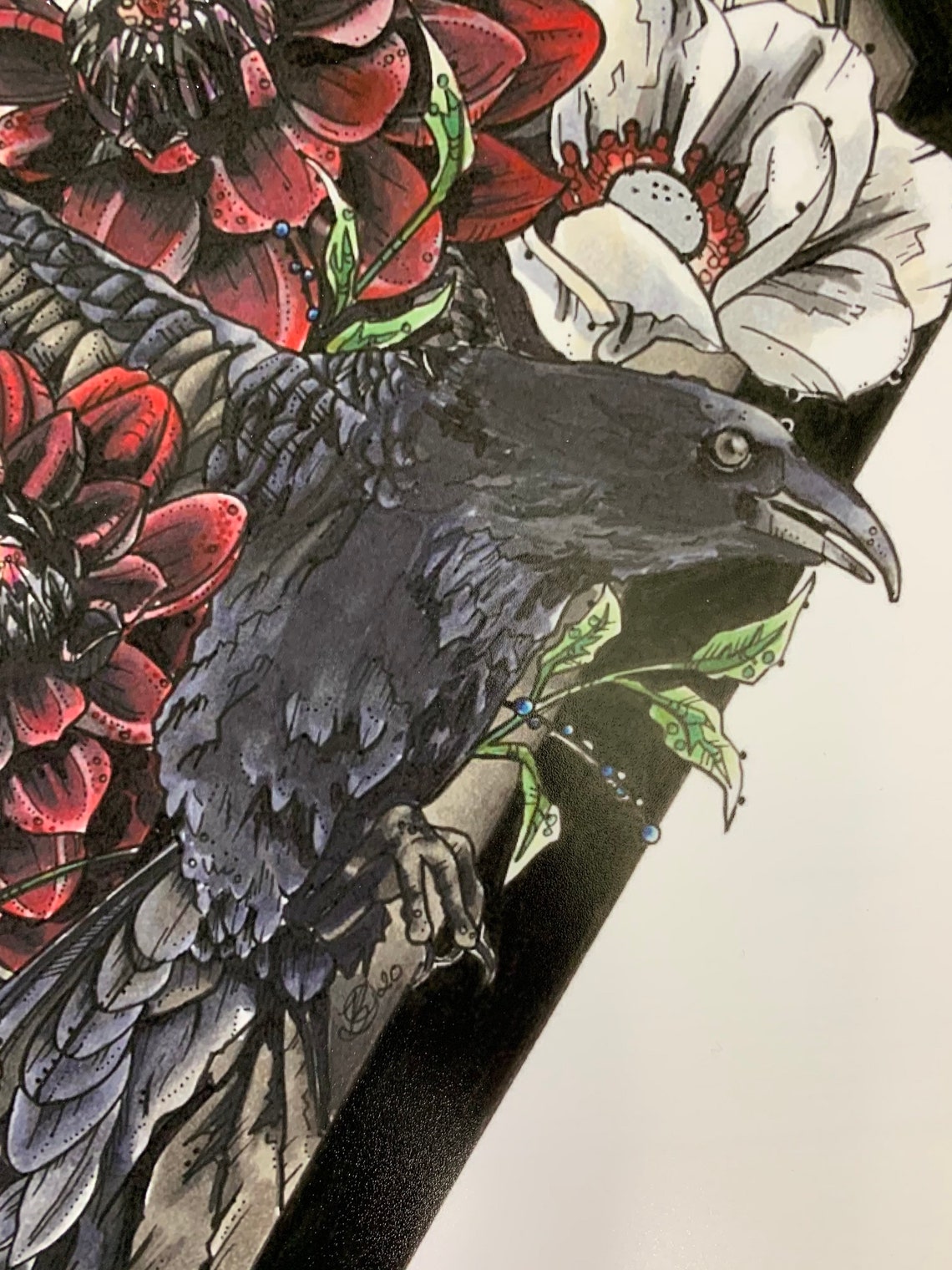 Black Birds large print | Etsy