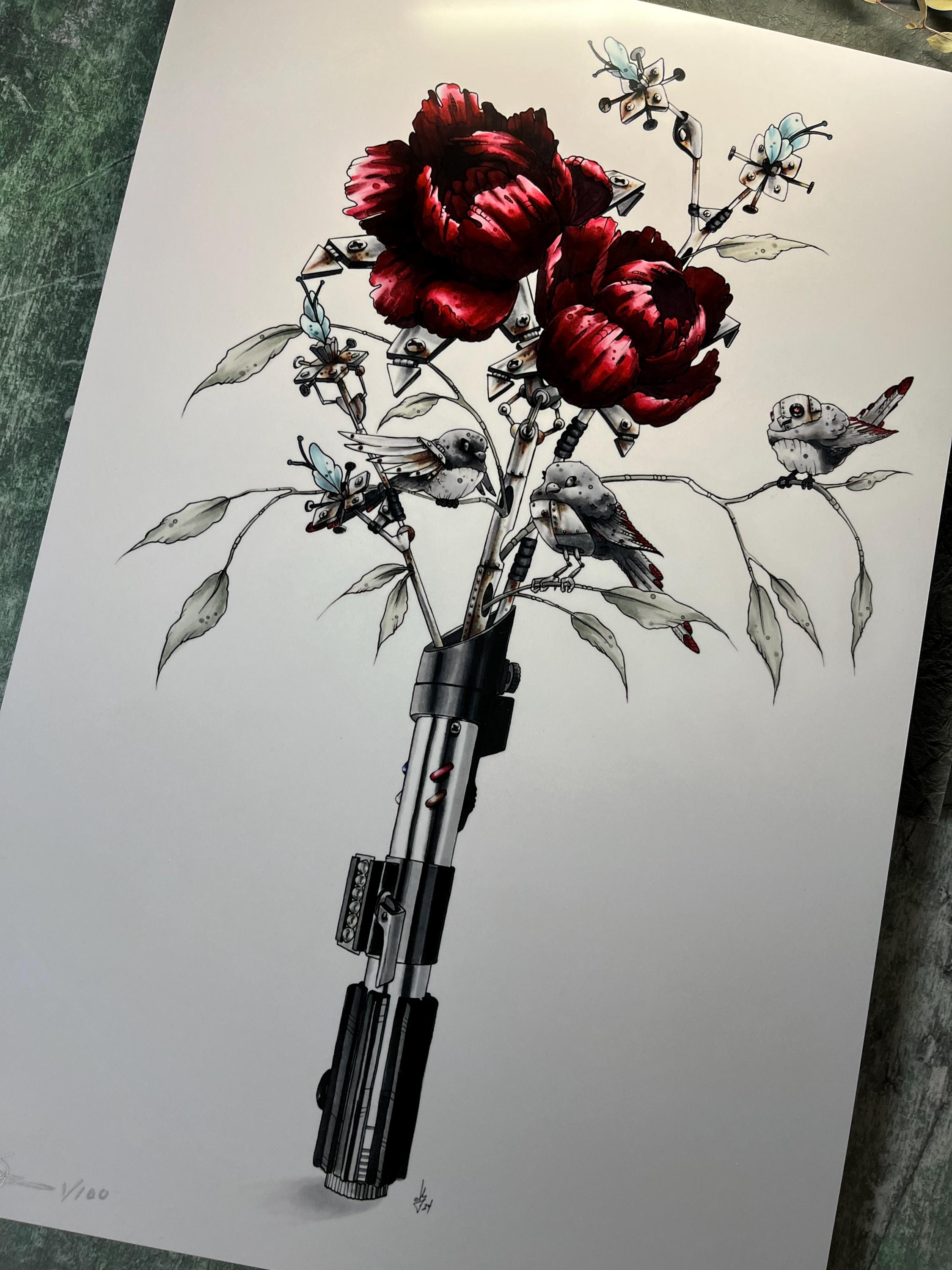 Limited Saber -mecha Metal Print - Etsy