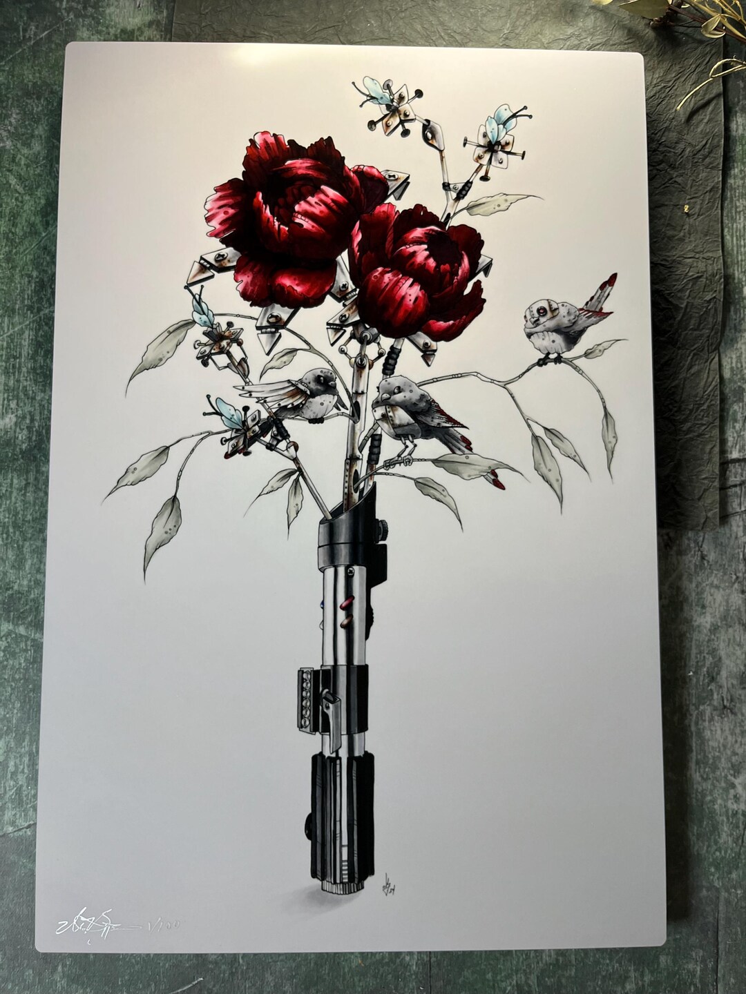 Limited Saber -mecha Metal Print - Etsy