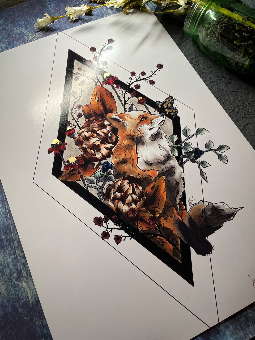 Little Fox Large Print - Etsy