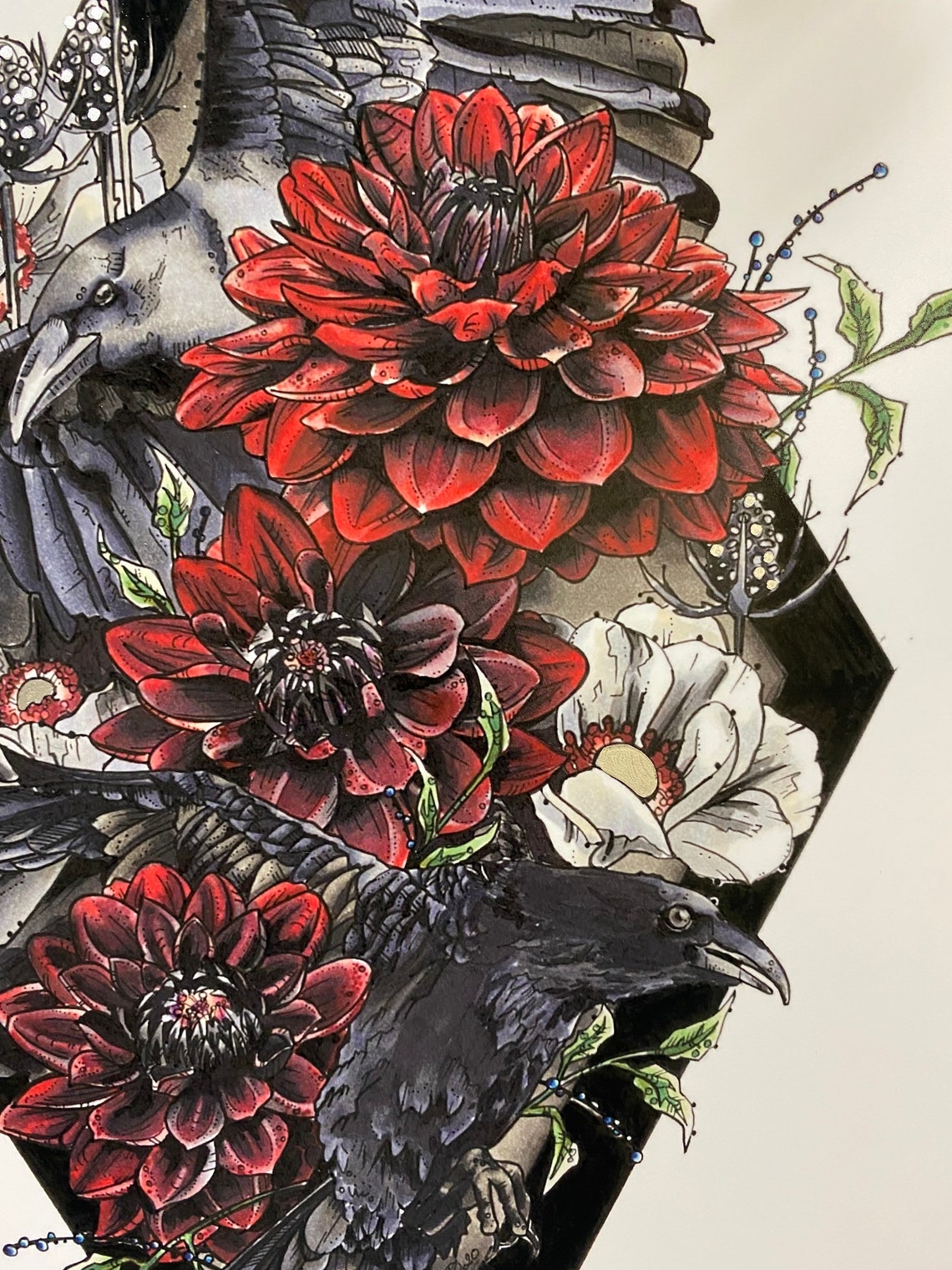 Black Birds Small Print - Etsy