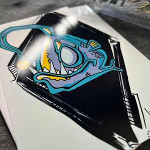 POSCA Anglerfish Print - Etsy