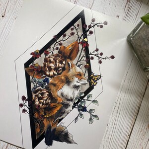Little Fox Print - Etsy