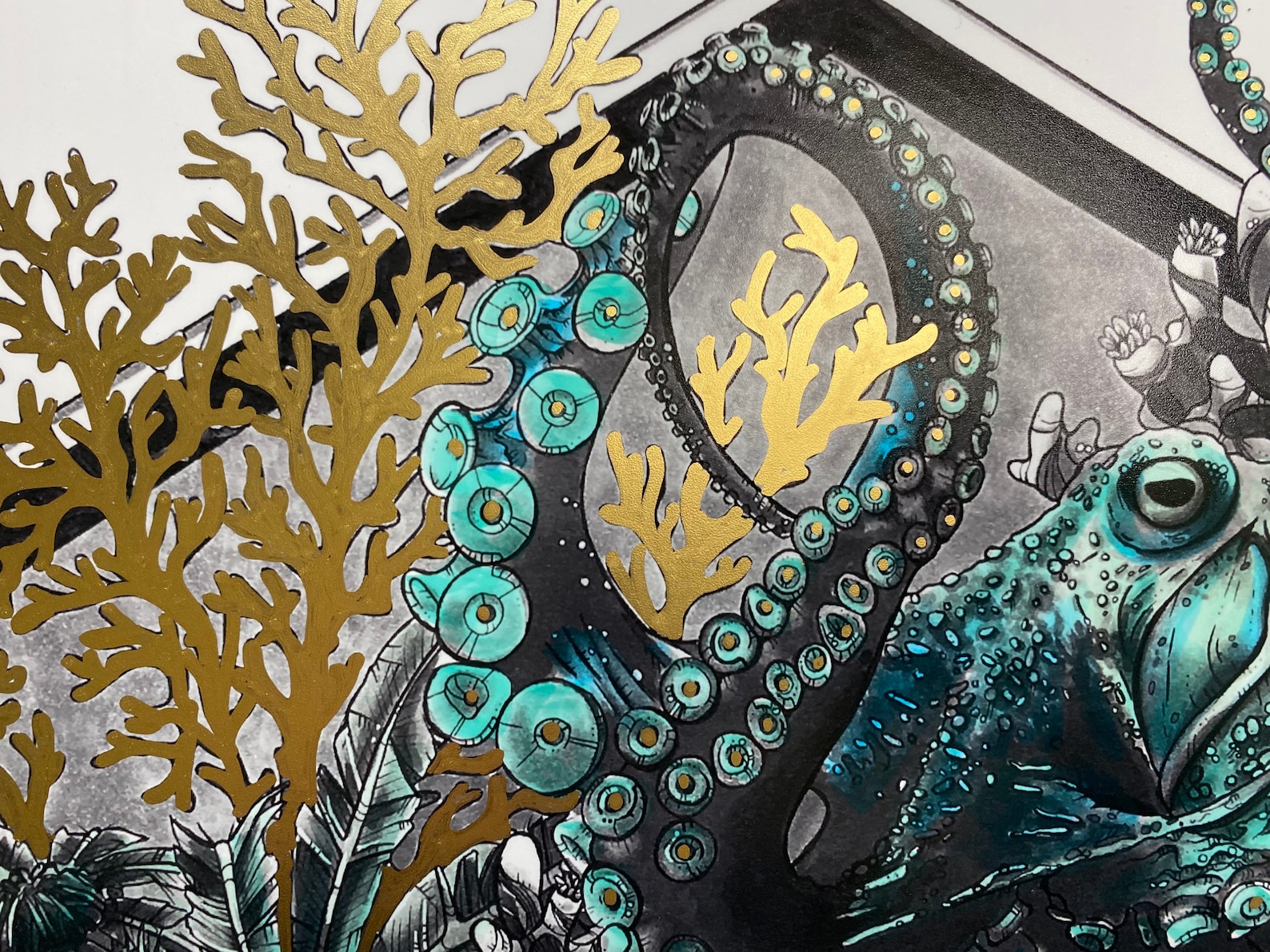 Mr. Octopus Gilded Moonlight Edition large | Etsy