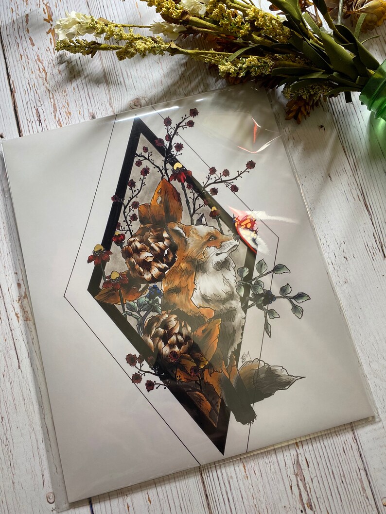 Little Fox Print - Etsy