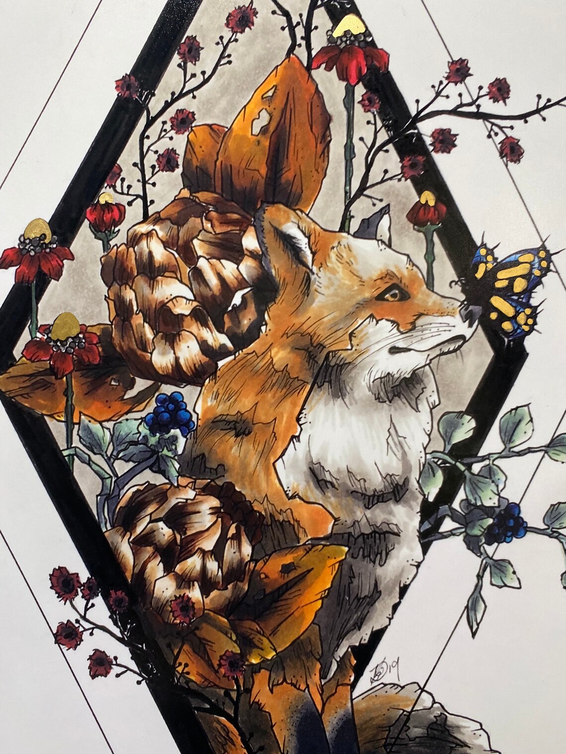 Little Fox Print - Etsy