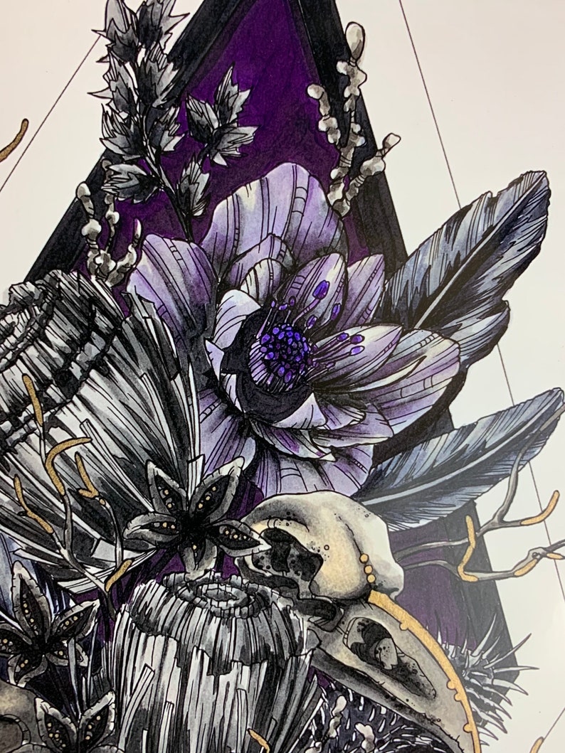 A Midnight Dreary Small Print - Etsy