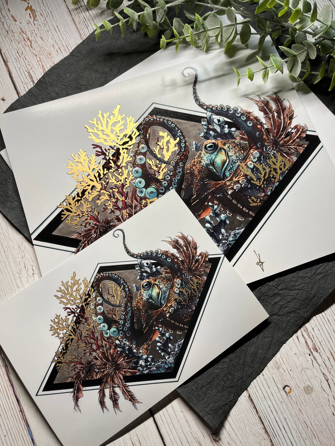 Small Mr. Octopus Print - Etsy