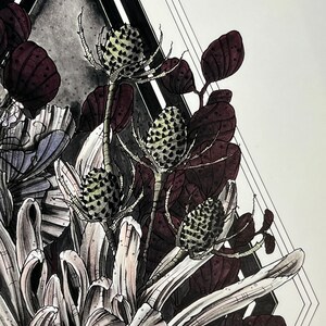 Ashen Ophidia Small Print - Etsy