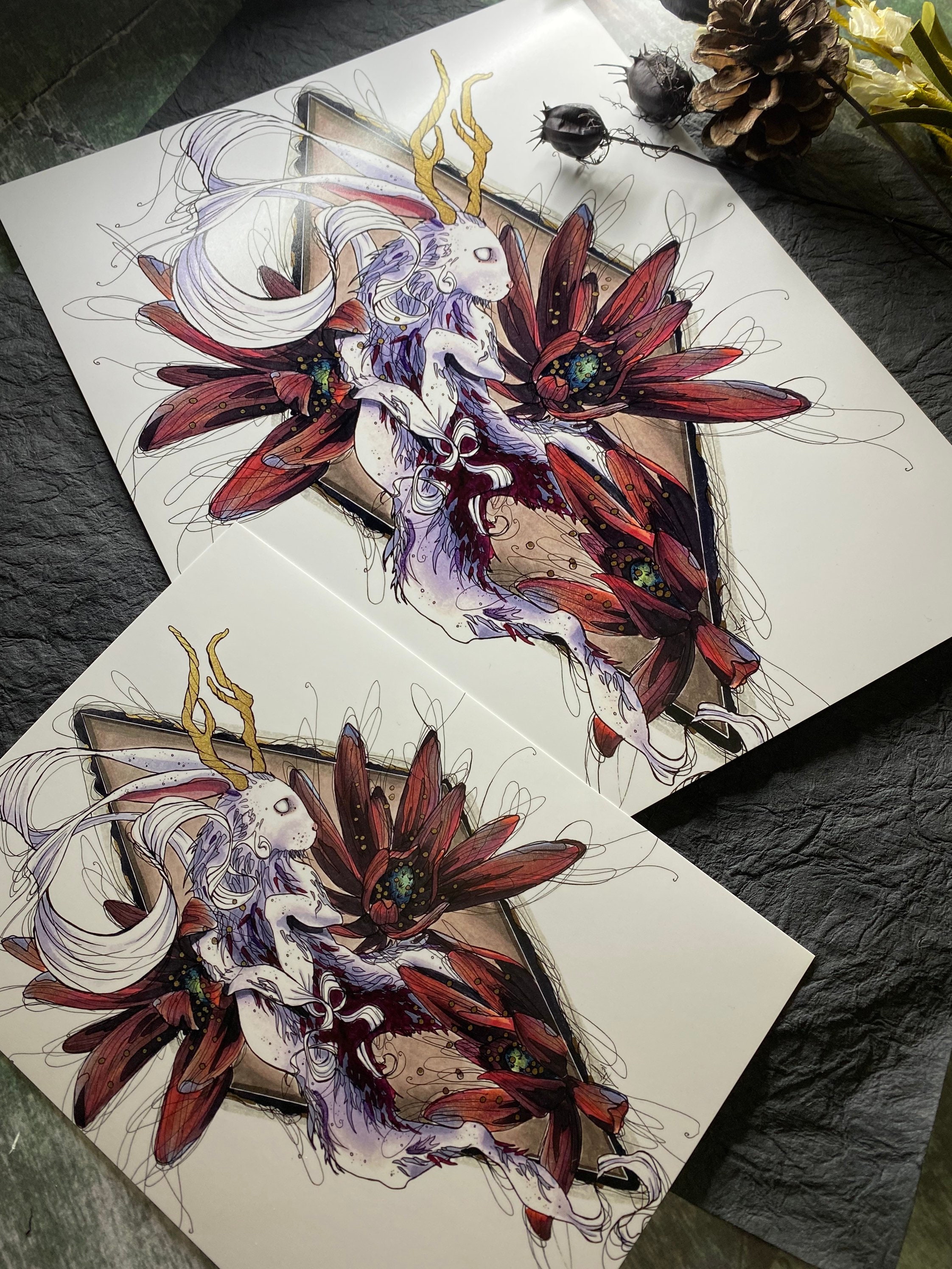 Crowned Hair Print - Etsy