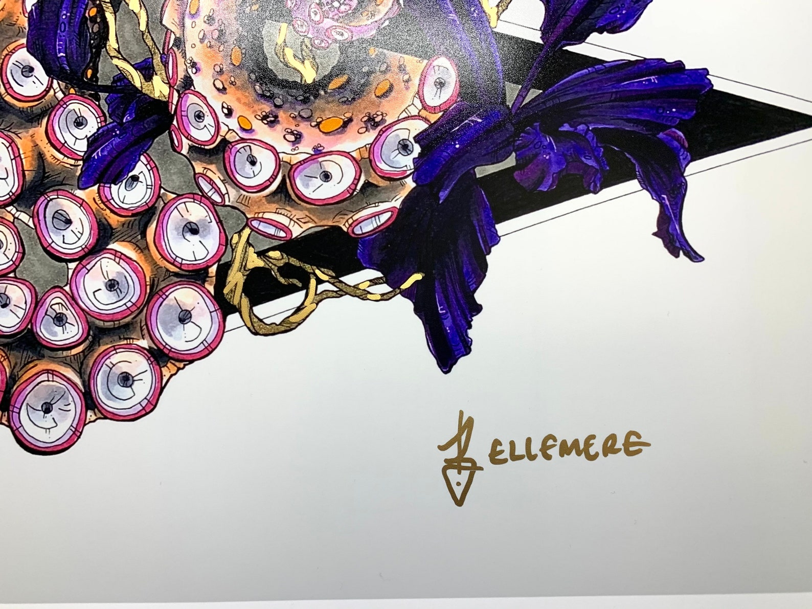 Sunset Octopus - Etsy