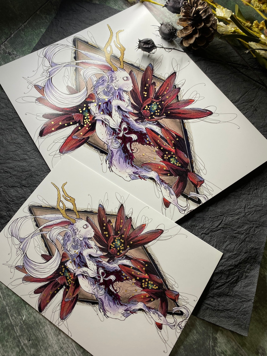 Crowned Hair Print - Etsy