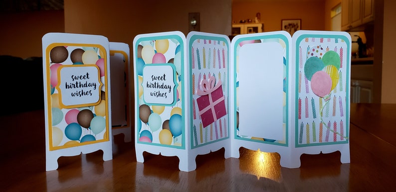 Stationary Happy Birthday Display Card Screen Card - Etsy