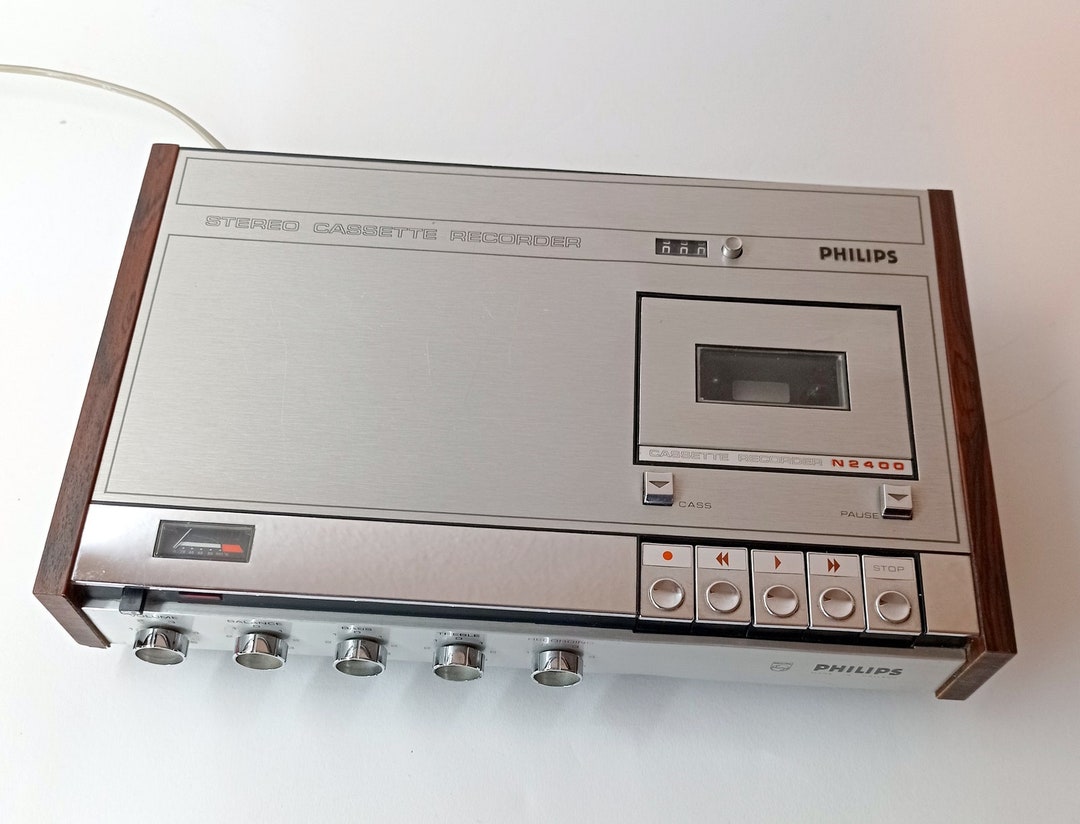 Philips Cassette Recorder 70s Decoration Vintage - Etsy
