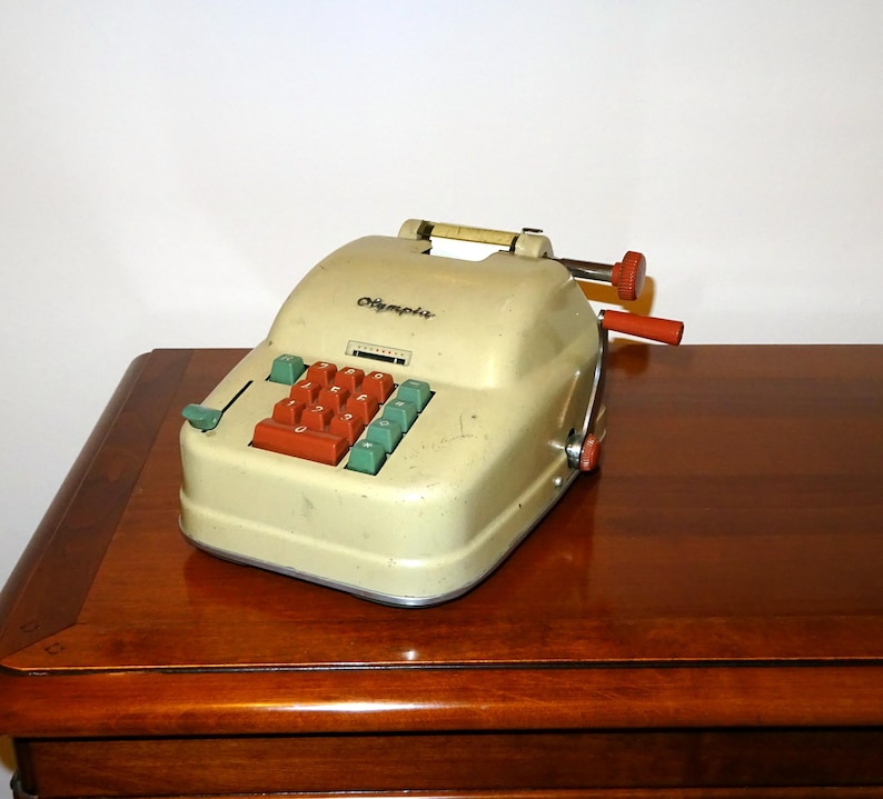 West German Calculating Machine Mechanical 1950s Vintage - Etsy