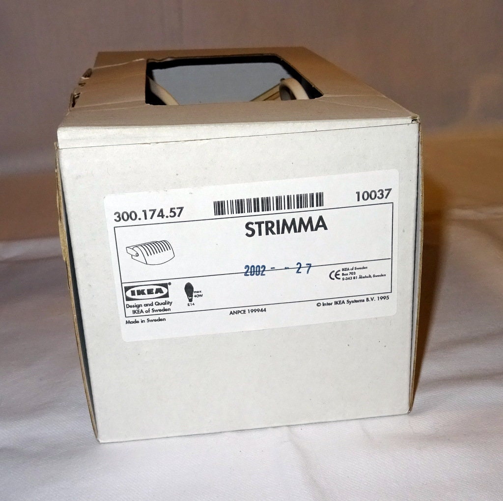 Light From IKEA Strimma Unused 90s - Etsy