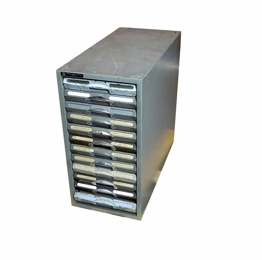 Remington Rand Kardex Card Box 60s Vintage - Etsy UK