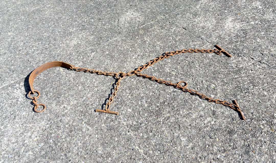 Chain Agriculture Iron Chain - Vintage - #14 - Etsy