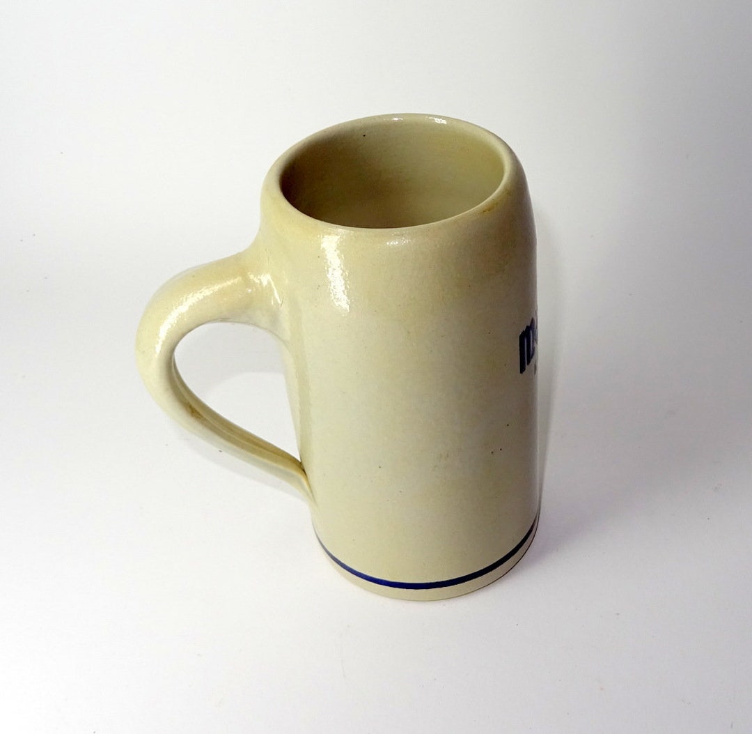 Beer Mug Stoneware 80s Brewery Kulmbach Souvenir Vintage - Etsy