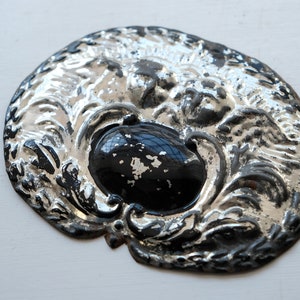 Rare Antique Victorian Pressed Tin Coffin Plaque or Casket Plate ...
