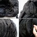 Antique Victorian Crepe Silk Black Mourning Bonnet Hat, Child or Adult ...