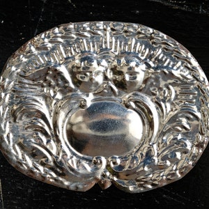 Rare Antique Victorian Pressed Tin Coffin Plaque or Casket Plate ...