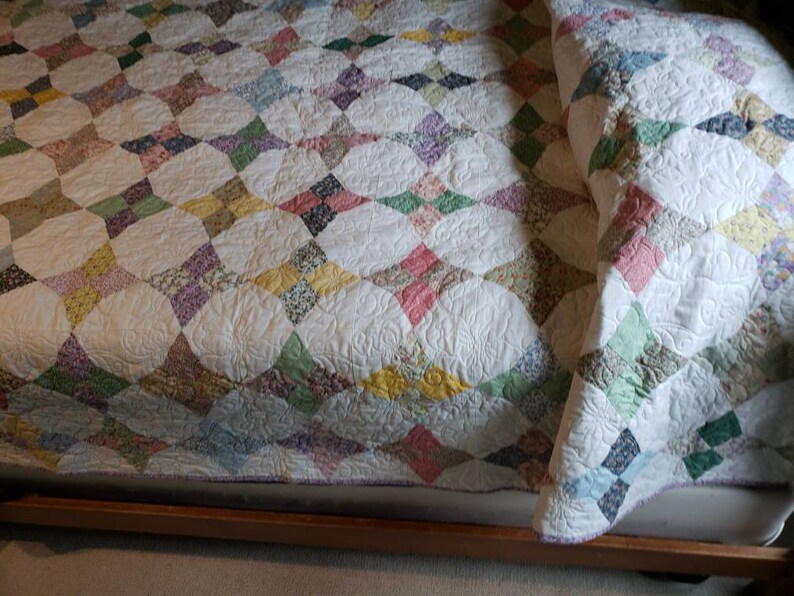 Vintage Inspired Twin Size Quilt - Etsy
